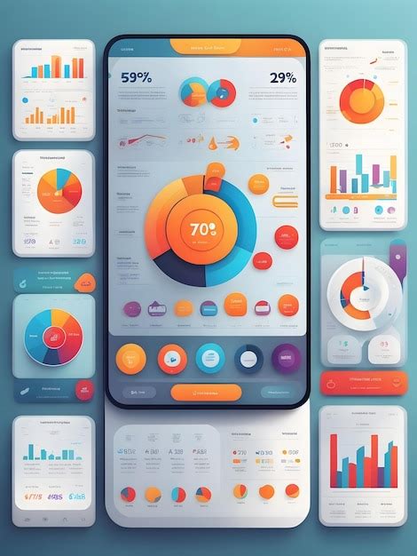 Premium Ai Image Mobile App Infographic Template With Modern Design
