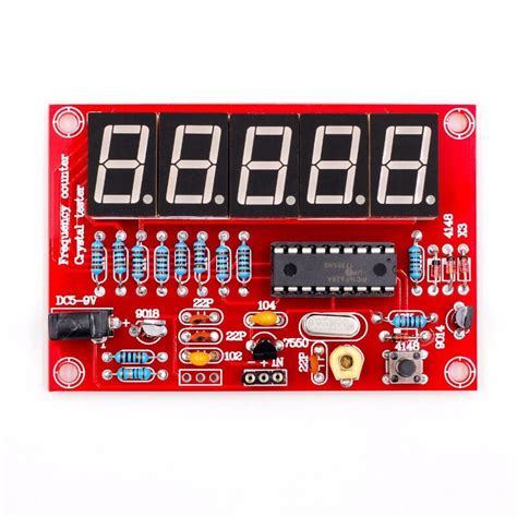 1hz 50mhz Frequency Counter Kit Diy Module Board For Oscillator Crystal Measure Frequency Meter