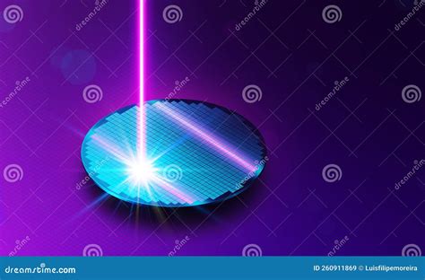 Extreme Ultraviolet Lithography Concept Euv And Euvl 3d Illustration Stock Illustration