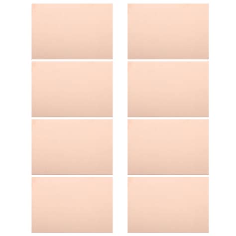 Hemoton 10pcs Copper Clad Board Pcb Circuit Board Diy Prototyping Board For Electronic Projects