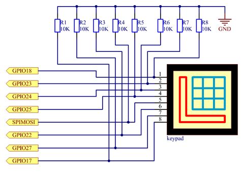 215 Keypad — Sunfounder Davinci Kit For Raspberry Pi Documentation