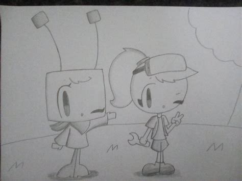 A Robot And Her Friend By Namimi2006 On Deviantart