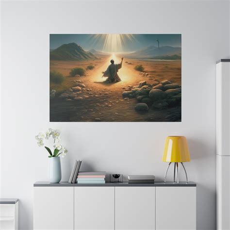 Sauls Conversion Encountering The Lord To Damascus Matte Canvas Print