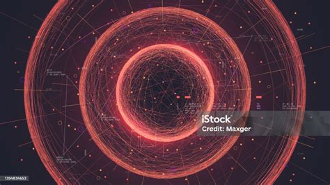 데이터베이스의 형태로 정보 라인의 미래 적 연결 디지털 클라우드및 빅 데이터의 컴퓨터 처리 시각화 인공 지능의 사이버 영역