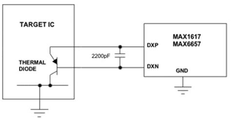 Connecting Temperature Sensor To Thermal Diode Datasheets Com