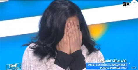 Inès En Larmes Tpmp Mardi 3 Janvier 2017 C8 Purepeople