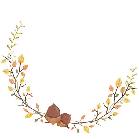 유토이미지 단풍으로 만든 가을 배경