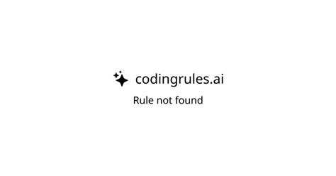 Api Integration Standards For Swagger Coding Rules Codingrules Ai