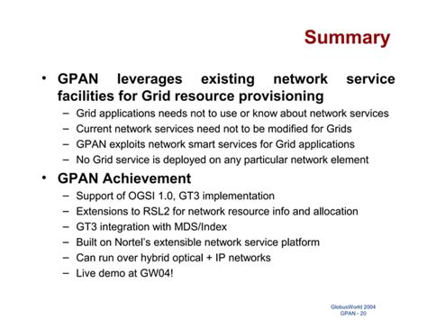 A Grid Proxy Architecture For Network Resources Ppt