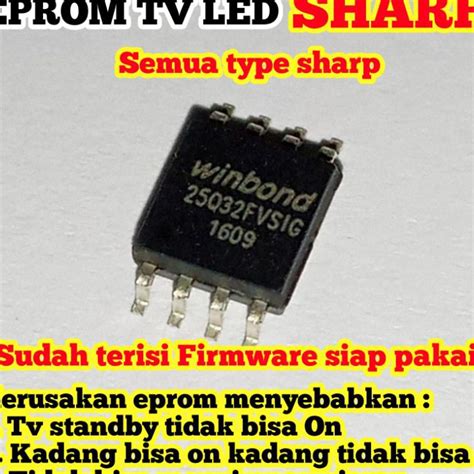 Jual Gaya Yang Memukau Harga Yang Menggoda Ic Eprom Tv Led Sharp Semua Type Shopee Indonesia