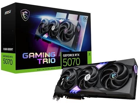 Rtx 5070 12g Gam Trio Oc Msi Nvidia Geforce Rtx 5070 Gaming Trio Oc 12gb Ddr7 Pci E 5 0 X16