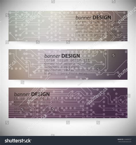 Microchip Background Electronics Circuit Eps10 Vector Stock Vector Royalty Free 218499727