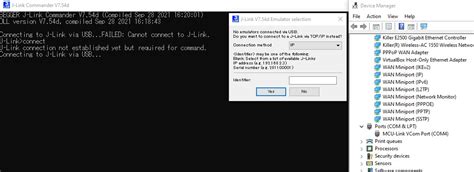 unable to open probe index 1 error probe not open error on lpc55s69 nxp community