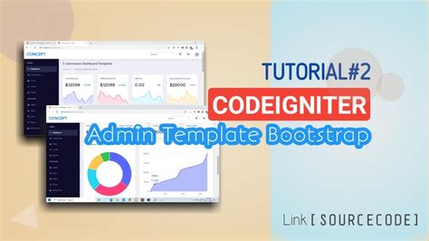 Tutorial2 Menggabungkan Web Framework Codeigniter Admin Template Bootstrap Youtube