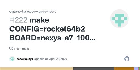 Make Configrocket64b2 Boardnexys A7 100t Bitstream Fail · Issue 222