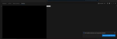Terminal Covered By Large Black Rectangle · Issue 187259 · Microsoft