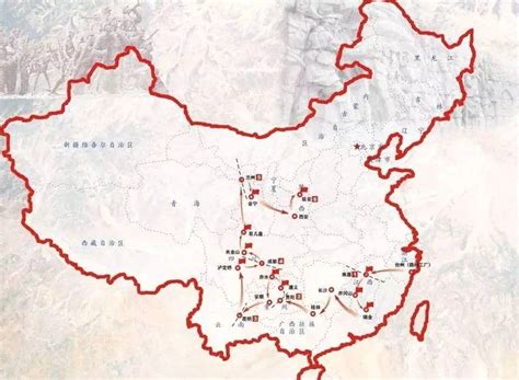 红军长征地图全景 长征3d地形图 伤感说说吧