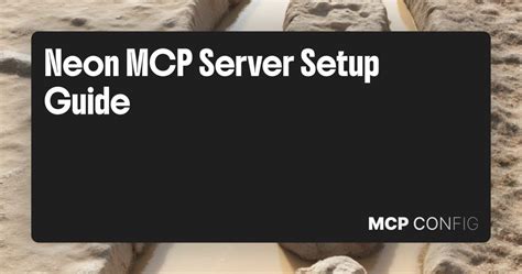 mcp config mcp config