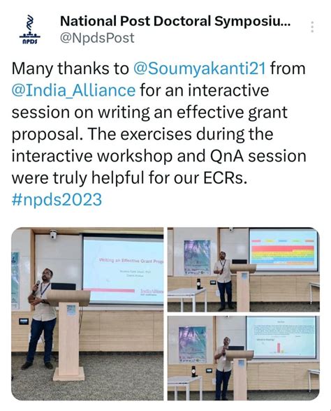 Soumya Kanti Ghosh Phd On Linkedin Npds2023
