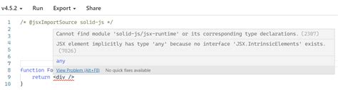 Unable To Import Jsx Types Error No Interface Jsxintrinsicelements Exists Although It