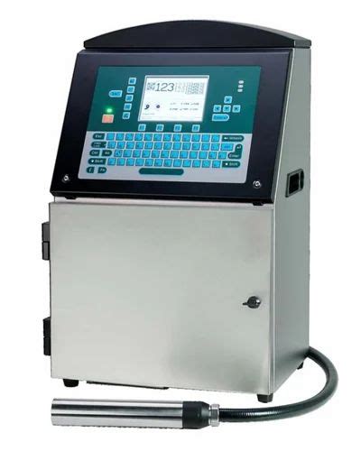 Stainless Steel Piece Min Batch Coding Continuous Inkjet Printer Machine At In Taraori