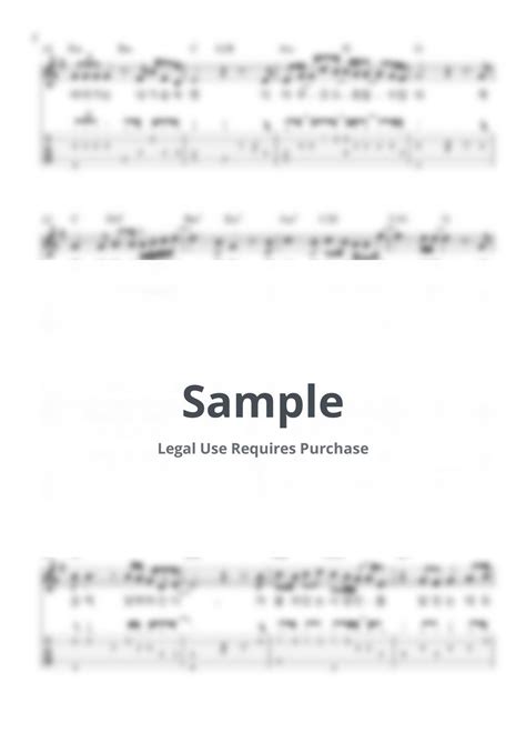 김광석 서른즈음에 전 곡 연주 Tab악보 Tab 단선 악보 By 최동건