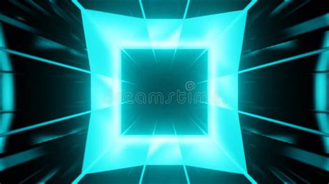 Blue Empty Cube Abstract 3d Background Vj Loop Template Stock Video Video Of Motion Business