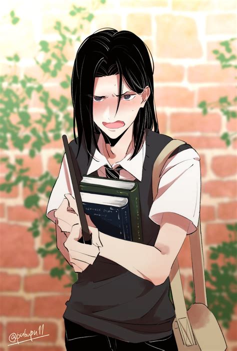 パブ プロジェクトJ on Twitter 学生セブルス文字なしver Snape Fan Art Snape Harry