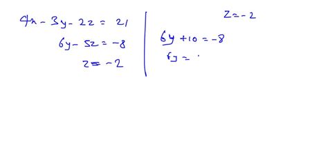 ⏩solved use back substitution to solve the system of linear… numerade
