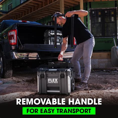 Flex Stack Pack Storage System Rolling Tool Box Fs1101 Woodartsupply