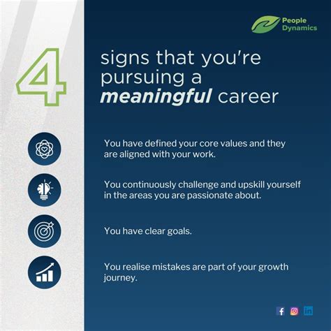 People Dynamics On Linkedin A Purposeful Career Aligns With Your Values Passions And Goals Here