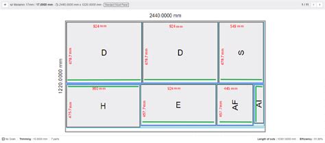 Feature Request Cutting Diagram Only Option · Issue 245 · Lairdubois