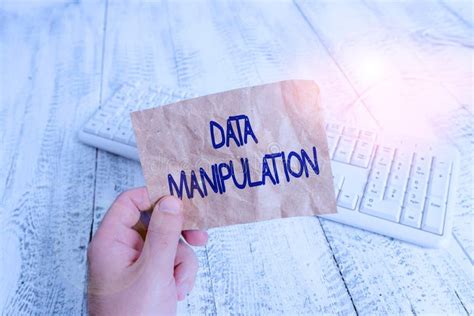 Writing Note Showing Data Manipulation Business Photo Showcasing The