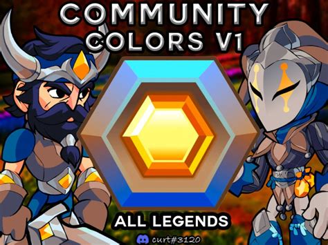 Community Colours Universal For Brawlhalla Etsy Uk