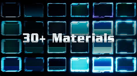 Tech Style Ui Panel In Materials Ue Marketplace