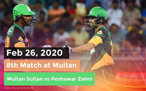 Match Preview Today Cricket Match Prediction Multan Sultans Vs