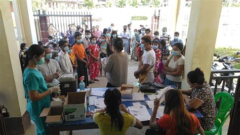 တနင်္သာရီမြို့တွင် အသက် ၁၈ နှစ်ပြည့်ပြီးသူများအား ကိုဗစ် ၁၉ရောဂါ ကာကွယ်ဆေး ပထမ ဒုတိယအကြိမ် အဖြစ