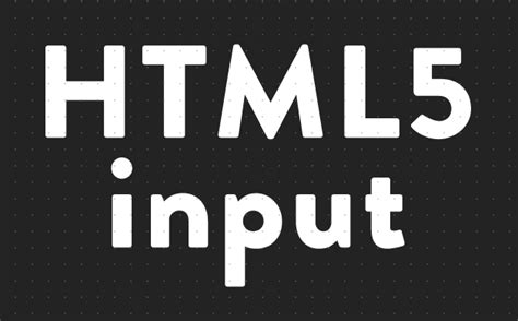 What Is Html5 Input Number Detailed Introduction Of Html5 Input Type