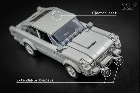Lego Moc Aston Martin Db5 007 By Nv Carmocs Rebrickable Build