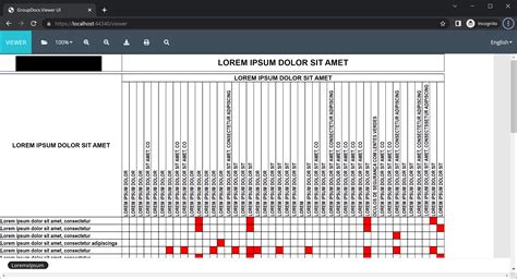 Text Overlapping Cell When Rendering Excel Spreadsheets Issue