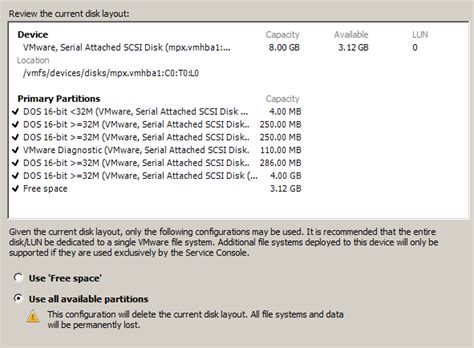 Create Vmfs Datastores On Free Space Partitions Lucd Notes