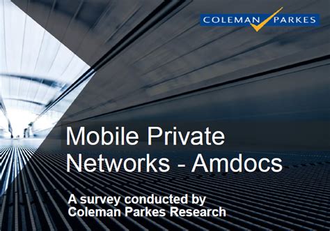 Survey Mobile Private Networks Amdocs