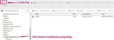 Cara Membuat File Htaccess Di Cpanel Hosting Domainesia