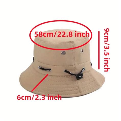 솔리드 컬러 캐주얼 버킷 모자 조정 가능한 경량 선 스크린 어부 모자 접이식 자외선 차단 여행 비치 모자 Temu