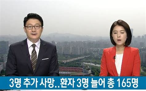 메르스 확진자 수 3명 늘어 총 165명 사망자 23명
