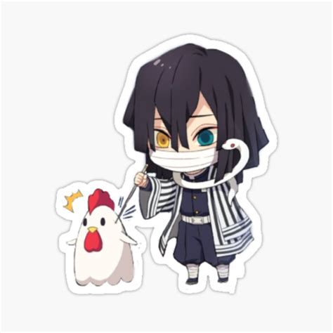 Chibi Iguro Obanai Sticker For Sale By Cupart Redbubble