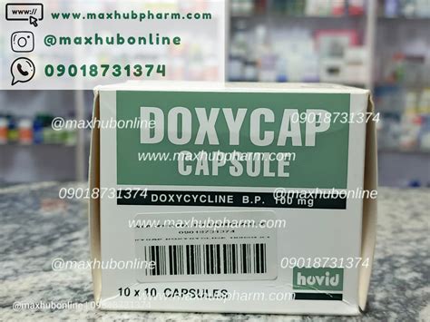 Doxycap Doxycycline 100mg By 10 Capsules Maxhub Pharmacy Doxycap Doxycycline 100mg By 10 Capsules Maxhub Pharmacy