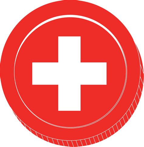 Switzerland Flag Vector Hand Drawn Flag Swiss Franc Vector Hand Drawn