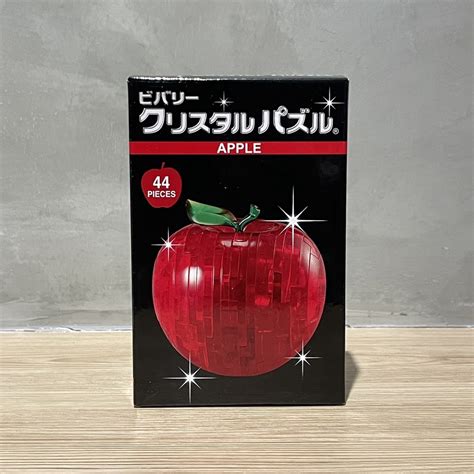 Bear正版現貨日本直送 Crystal Gallery 蘋果 Apple 水果 立體拼圖 拼圖 透明拼圖 蝦皮購物
