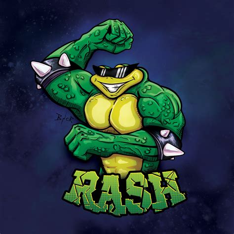 Battletoads Rash By Bouncerarts On Deviantart